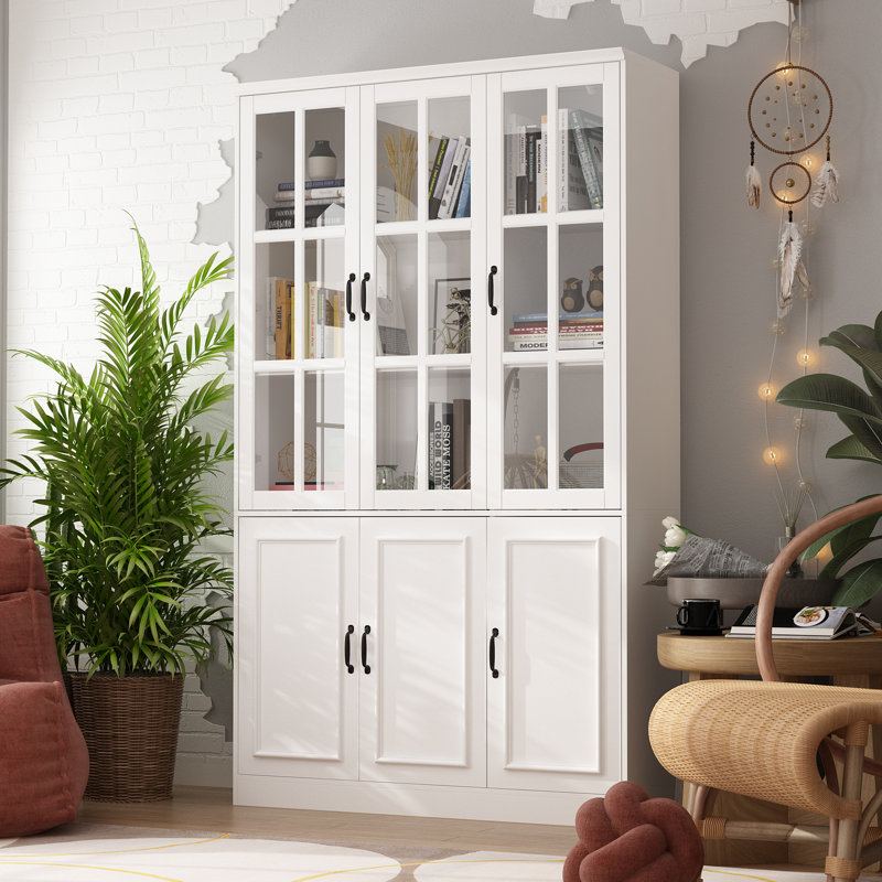 Wade Logan® Ardith 78.7" H x 47.2" W Standard Bookcase & Reviews | Wayfair
